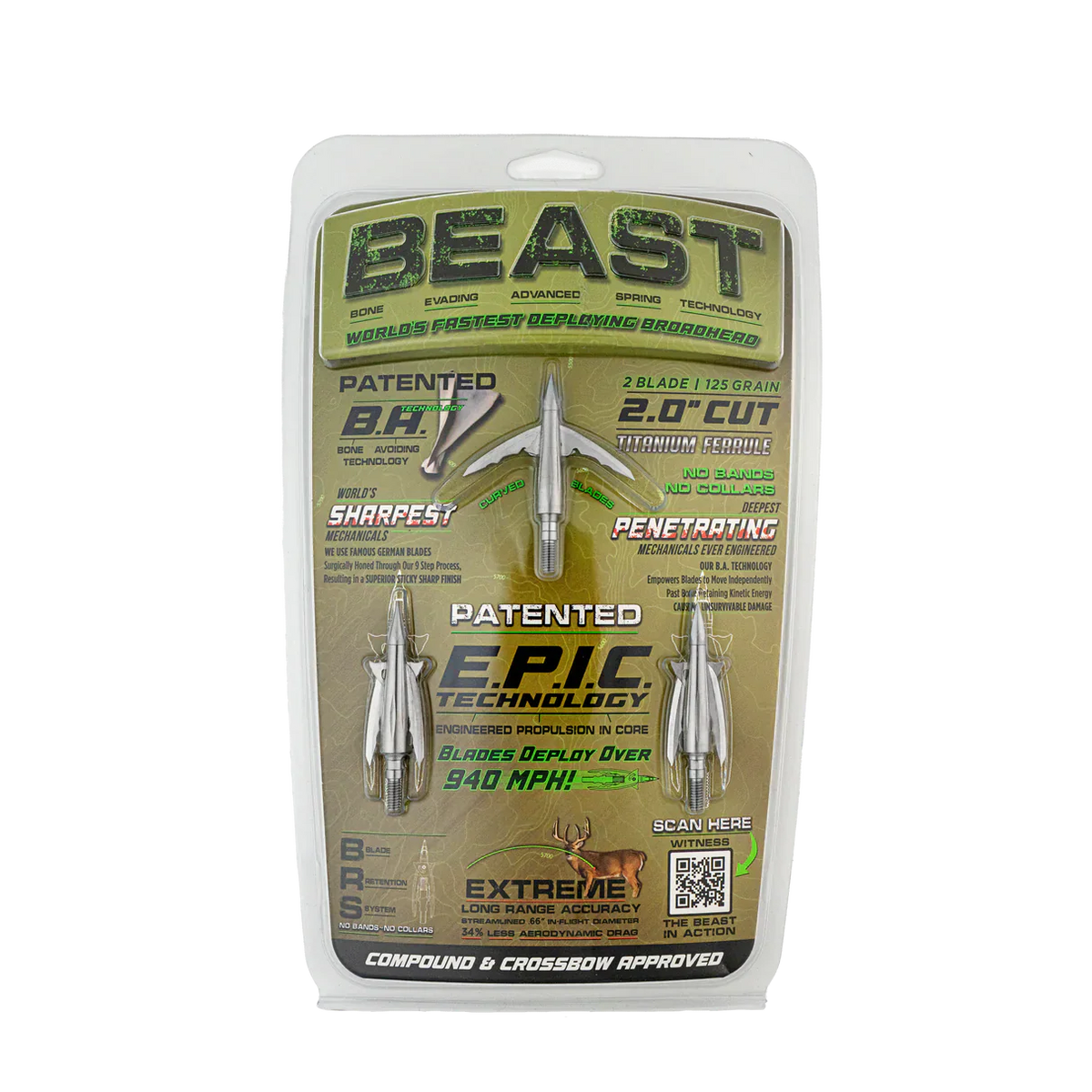 Beast Broadheads TITANIUM 3 PACK – ElkShape